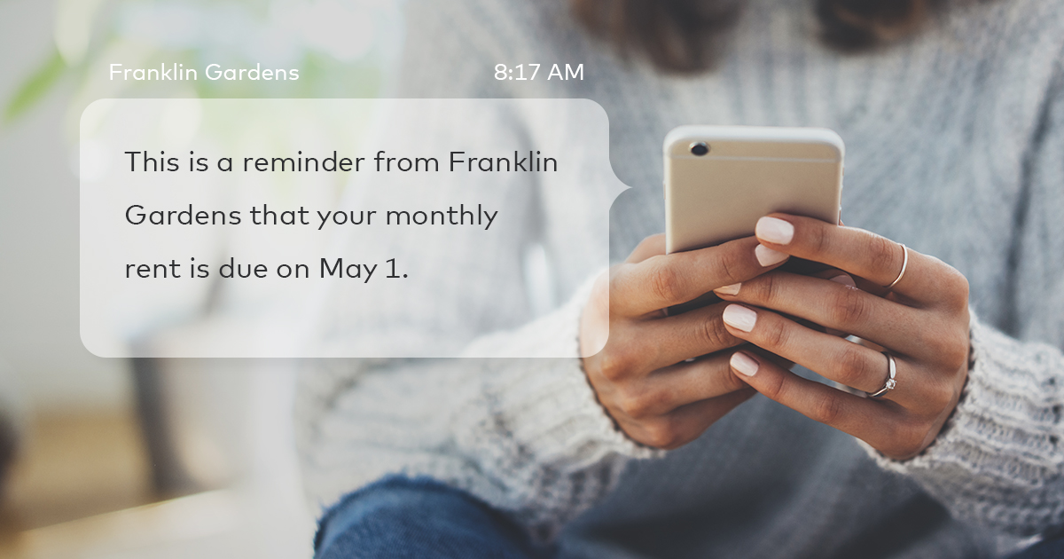 Feature Spotlight: SMS Text Messaging in Yardi Breeze